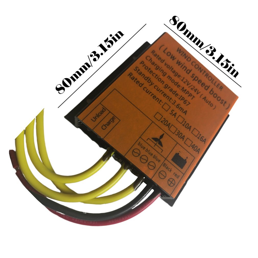400W Wind Turbine Controller 12V24V Waterproof Mpp... – Grandado