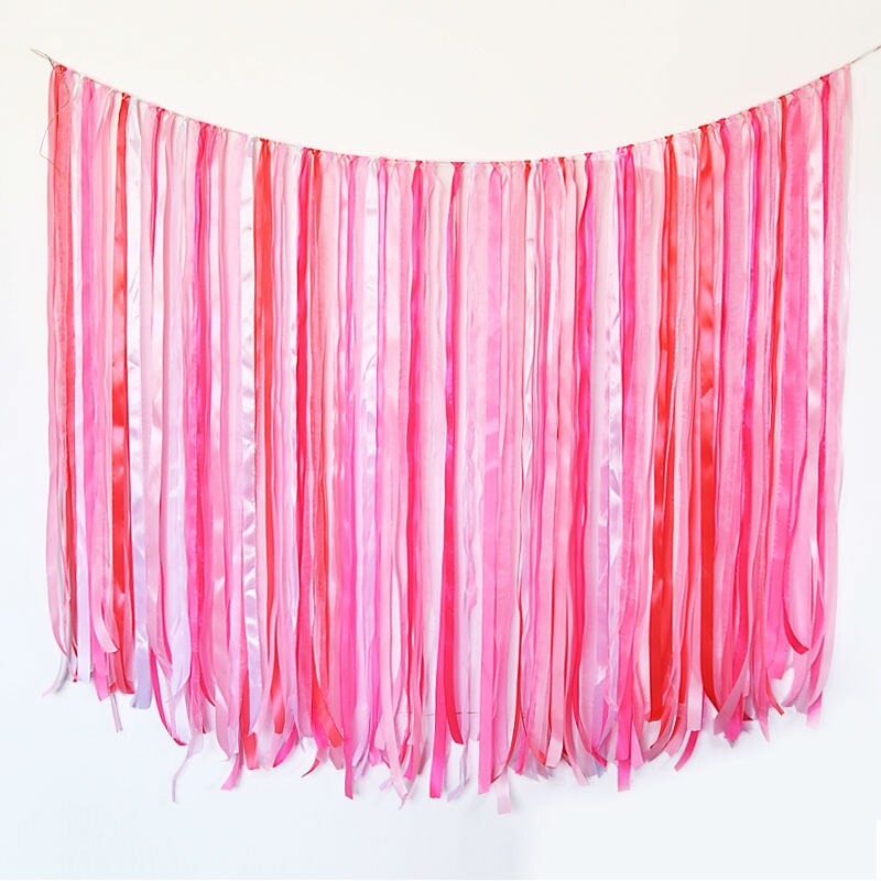 Height 0.5M DIY Color Modern Ribbon Decorated Back... – Grandado