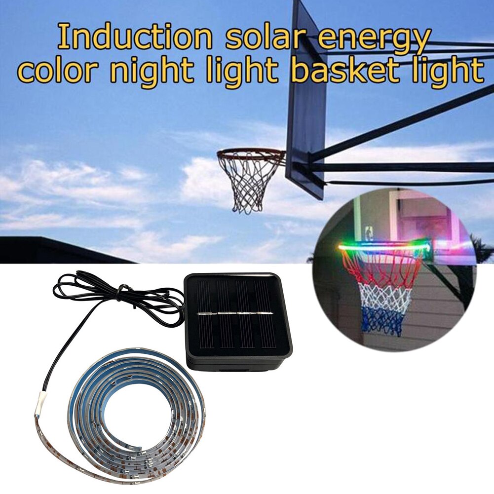 LED Basket Hoop Solar Powered Light Strip Basketba... – Grandado