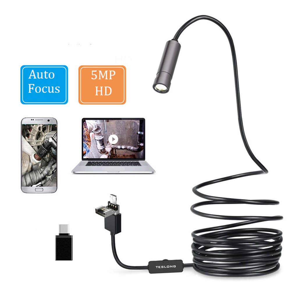 5.0 Megapixels Usb Borescope IP67 Autofocus Indust... – Vicedeal