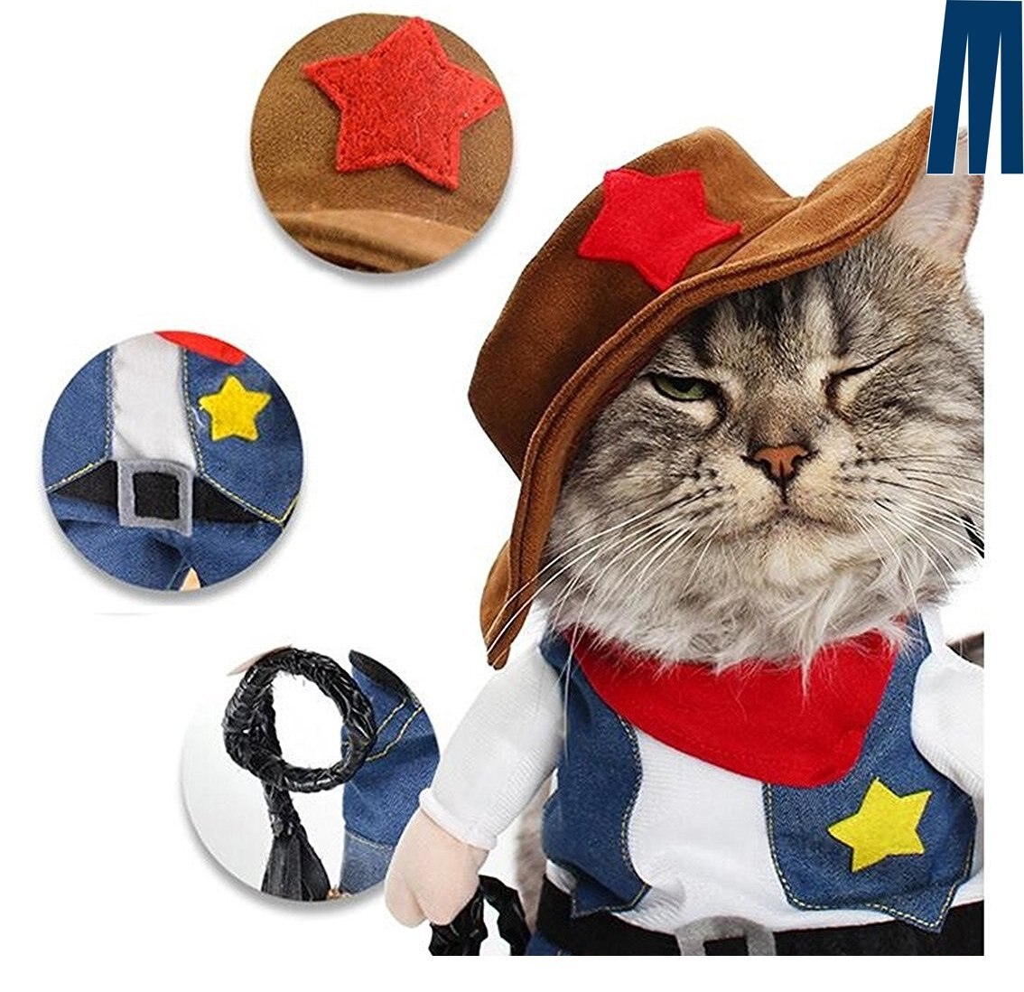 Kat Cowboy Kostuum Hoed Voor Katten Kleine Honden ... – Grandado