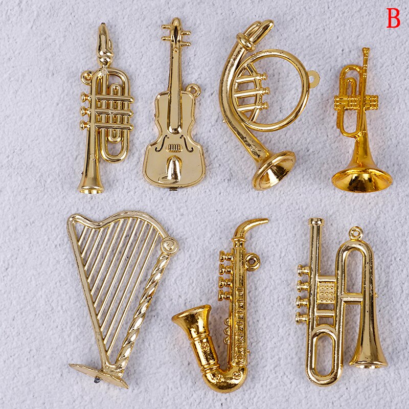 Mini Plastic Musical Instrument Gold Christmas Tre... – Grandado