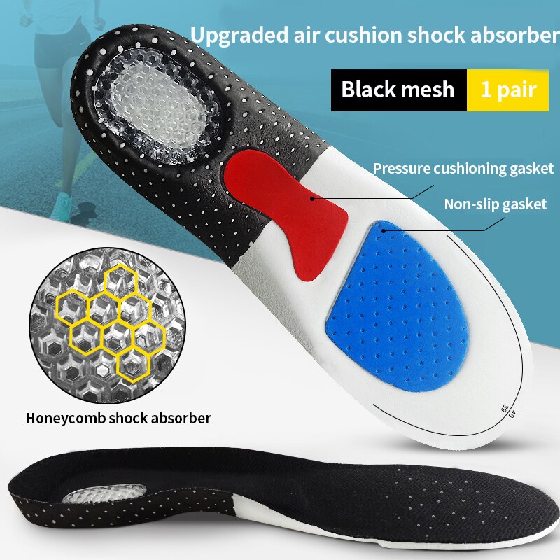 Silicone Sport Insoles Orthotic Arch Support Sport... – Vicedeal