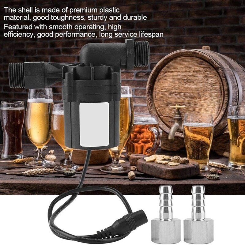 12V Brewing Pump Homebrew Beer Circulation Brushle... – Vicedeal