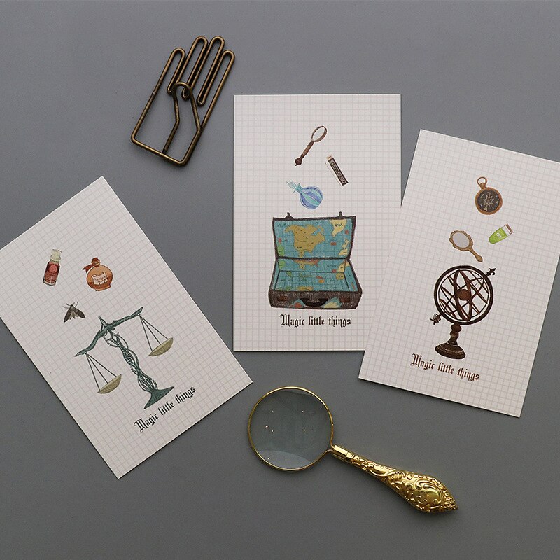 30 Pcs/Set Magic Hand Stick Series Postcard /Greet... – Grandado