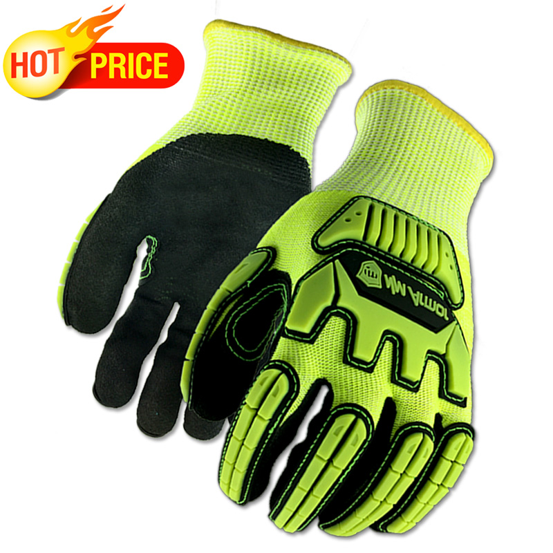 ANSI A5 Anti Vibration Mechanic Cut Resistant Safe... – Grandado