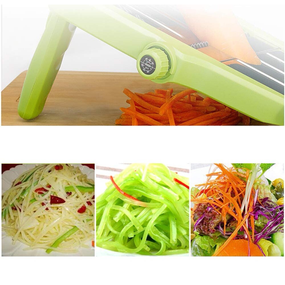 Adjustable Mandolin Vegetable Slicer and French Fr... – Vicedeal