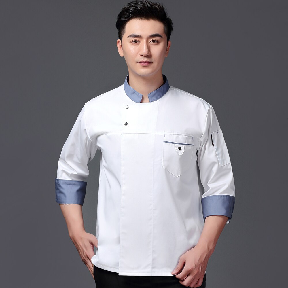 Chef Jacket Long Adjustable Sleeve Men Women Unise... – Vicedeal