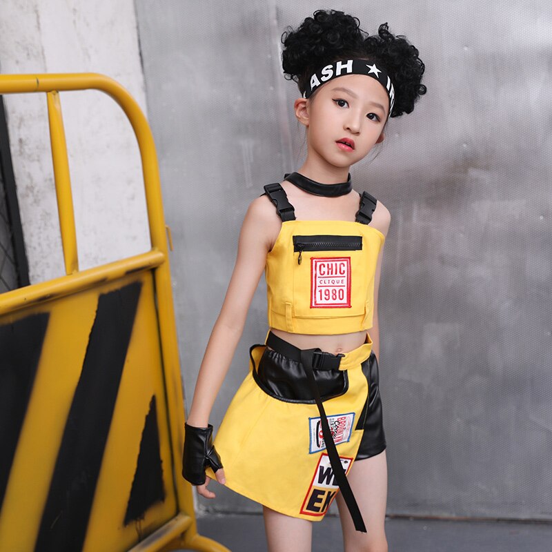 Hip Hop Dance Costumes Kids Vest Shorts Children S... – Grandado