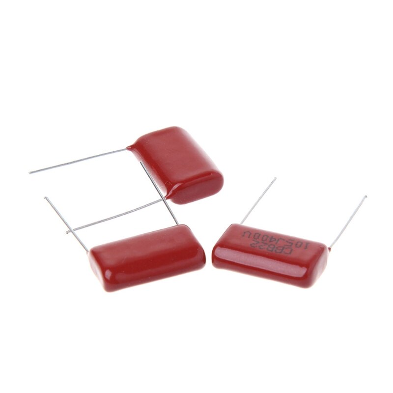 10Pcs CBB22 105J 400V Metallized Film Capacitors 1... – Grandado