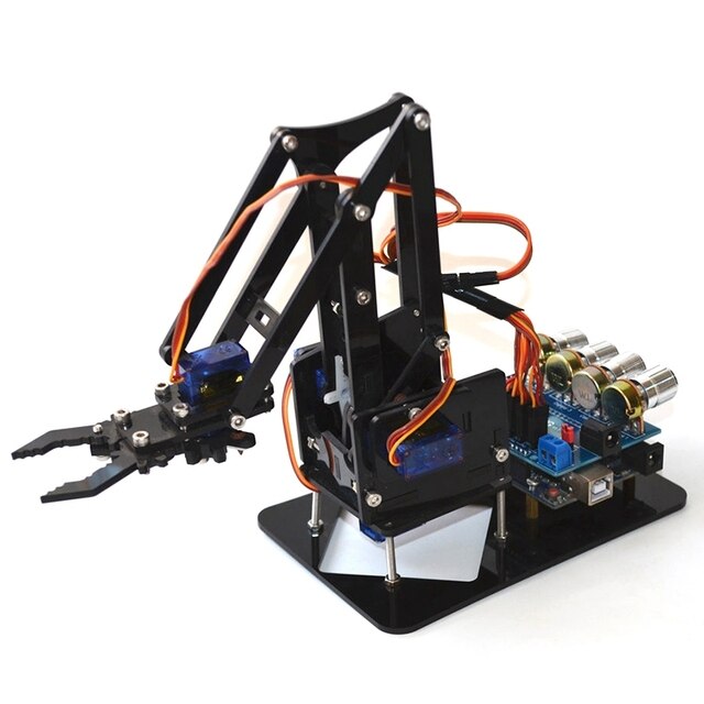 DIY Acrylic Robot Arm Robot Claw for Arduino Kit 4... – Grandado DIY Acrylic Robot Arm Robot Claw for Arduino Kit 4... – Grandado