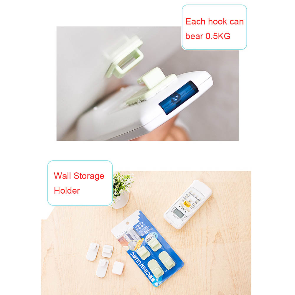 2Pcs Sticky Hooks Set TV Air Conditioner Remote Co... – Vicedeal