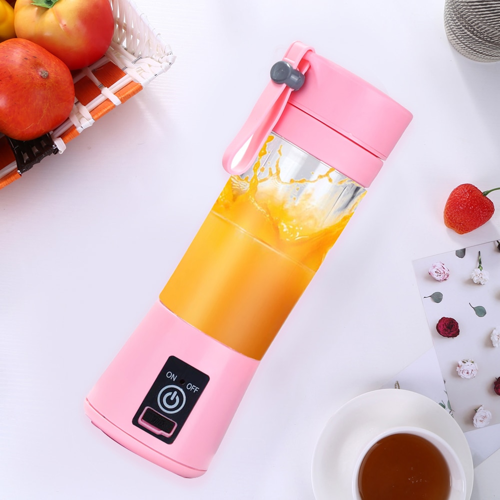 Usb Juicer 380 Ml 6 Blades Handhels Fles Usb Elekt... – Grandado