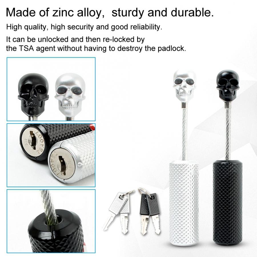 Metal Luggage Password Locks Safe Zipper Bag Suitc... – Grandado