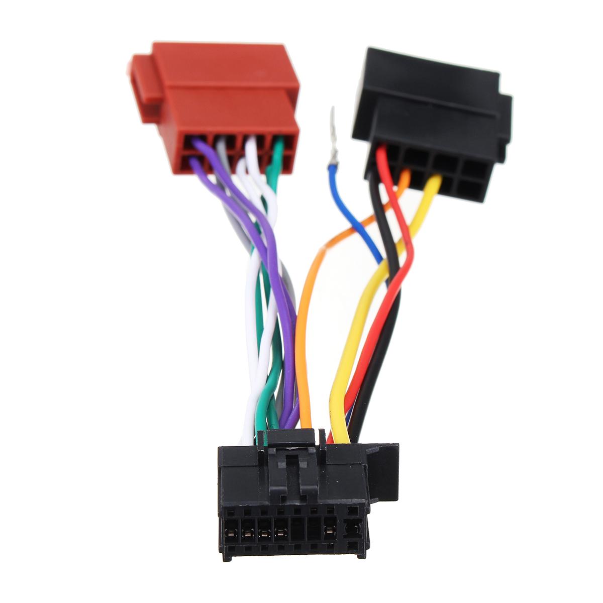 16 Pin Car Stereo Radio Player ISO Wiring Harness ... – Vicedeal