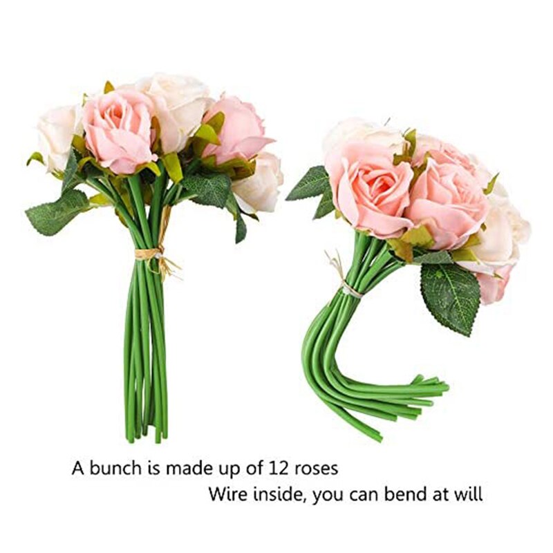 Good Healthy 2 Pcs Handmade Rose Flowers Bouquet 2... – Vicedeal