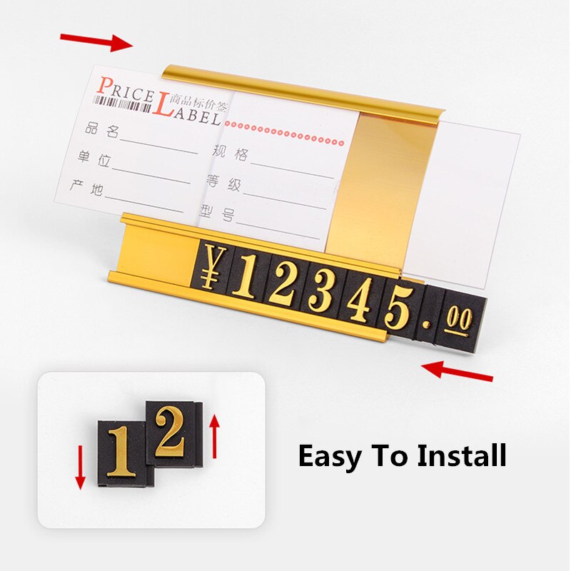 5 Pieces Adjustable Number Letter Metal Base Price... – Grandado