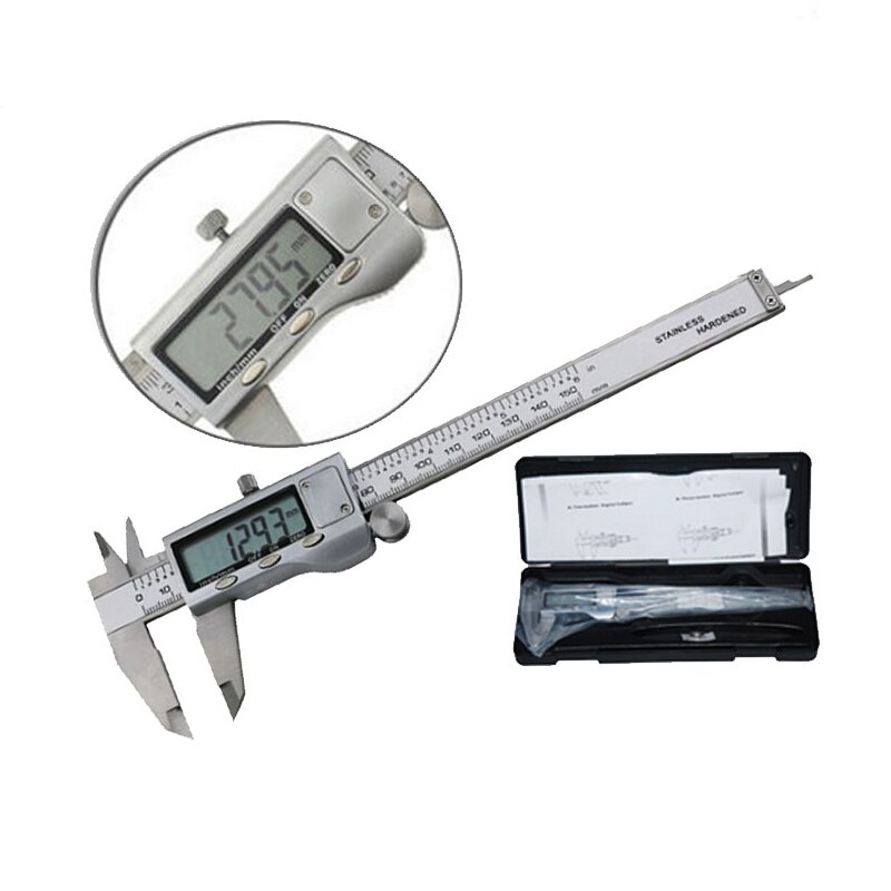 1pcs Digital Calipers 150mm Steel Inch Electronic ... – Grandado