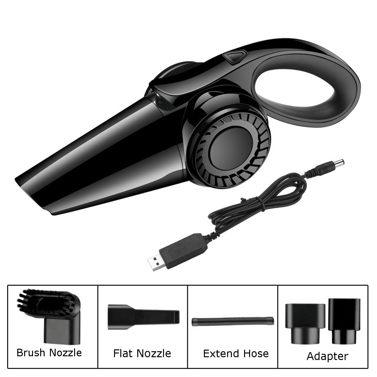 12V Mini Car Vacuum Cleaner 7500Pa Auto Vacuum Cle... – Vicedeal