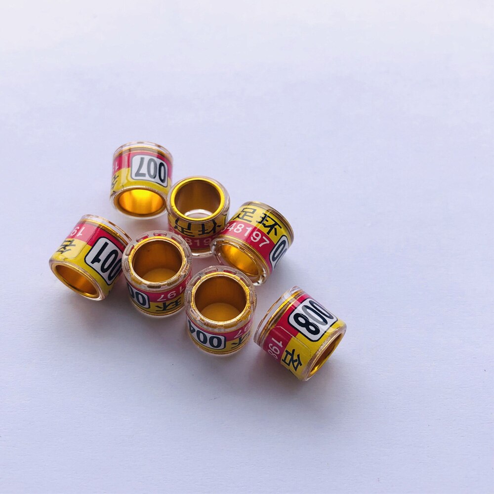 50Pcs 8mm Bird Dove Pigeon Aluminum Leg Rings plas... – Grandado