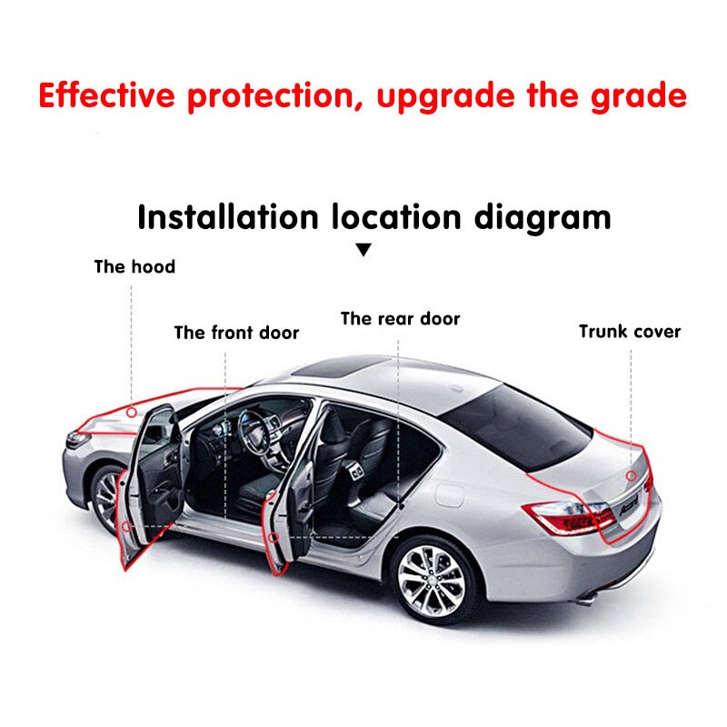 Autodeur Edge Scratch Protector Afdichting Strip V... – Vicedeal