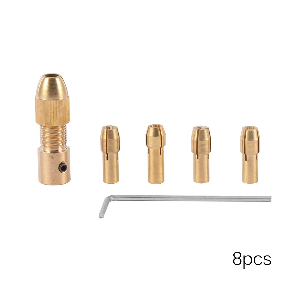 8 stuks 0.5-3mm Boorkop Spantangen Set van Quick C... – Grandado
