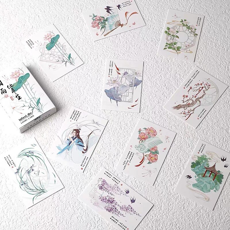 28 Sheets/Set Ancient Figure Paper Lomo Card Mini ... – Grandado