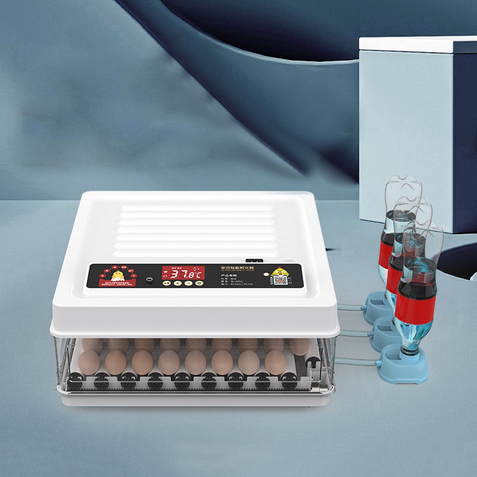 10/12/24/38/64 Eggs Incubator Digital Display Incu... – Grandado