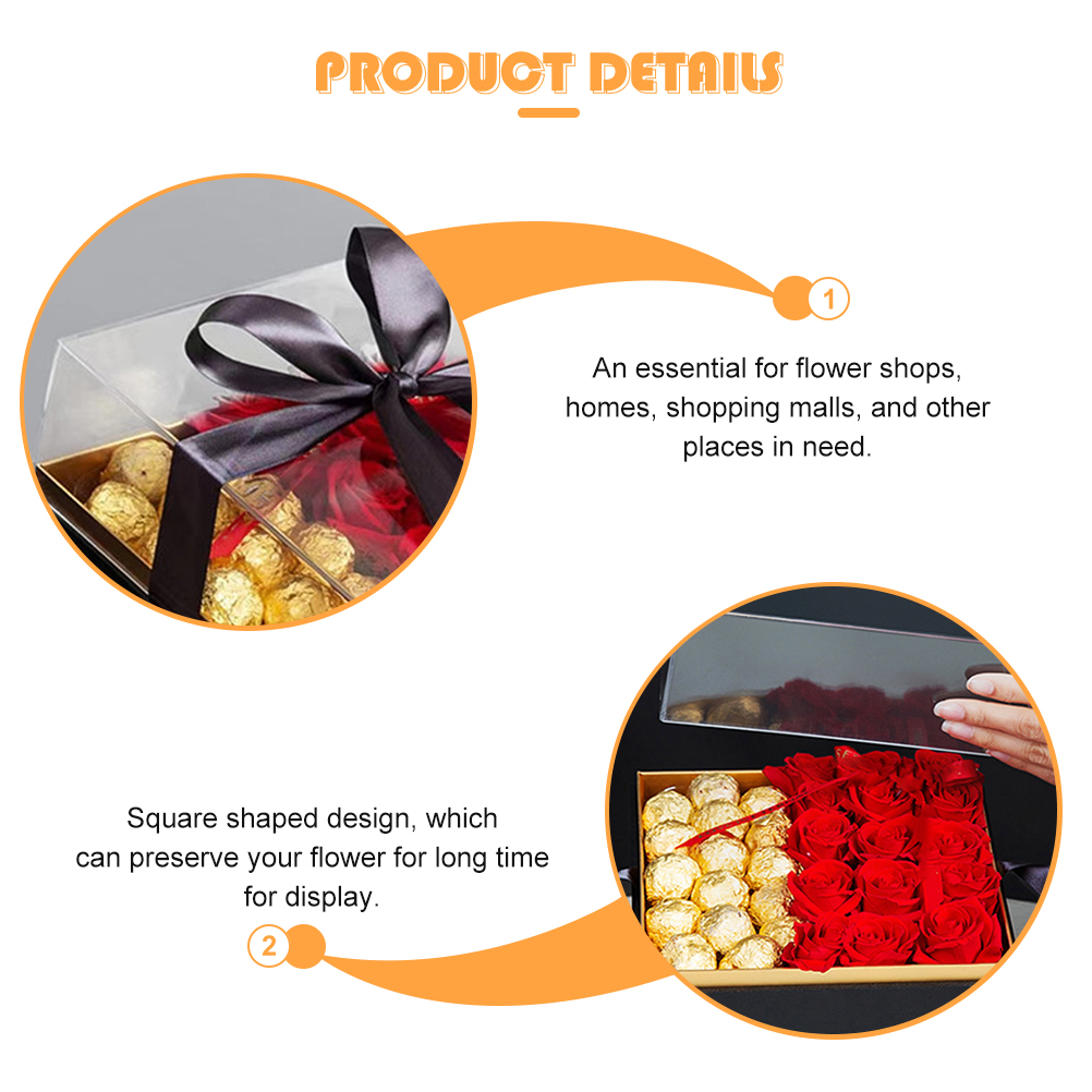 Floral Packaging Box Preserved Roses Storage Box S... – Vicedeal