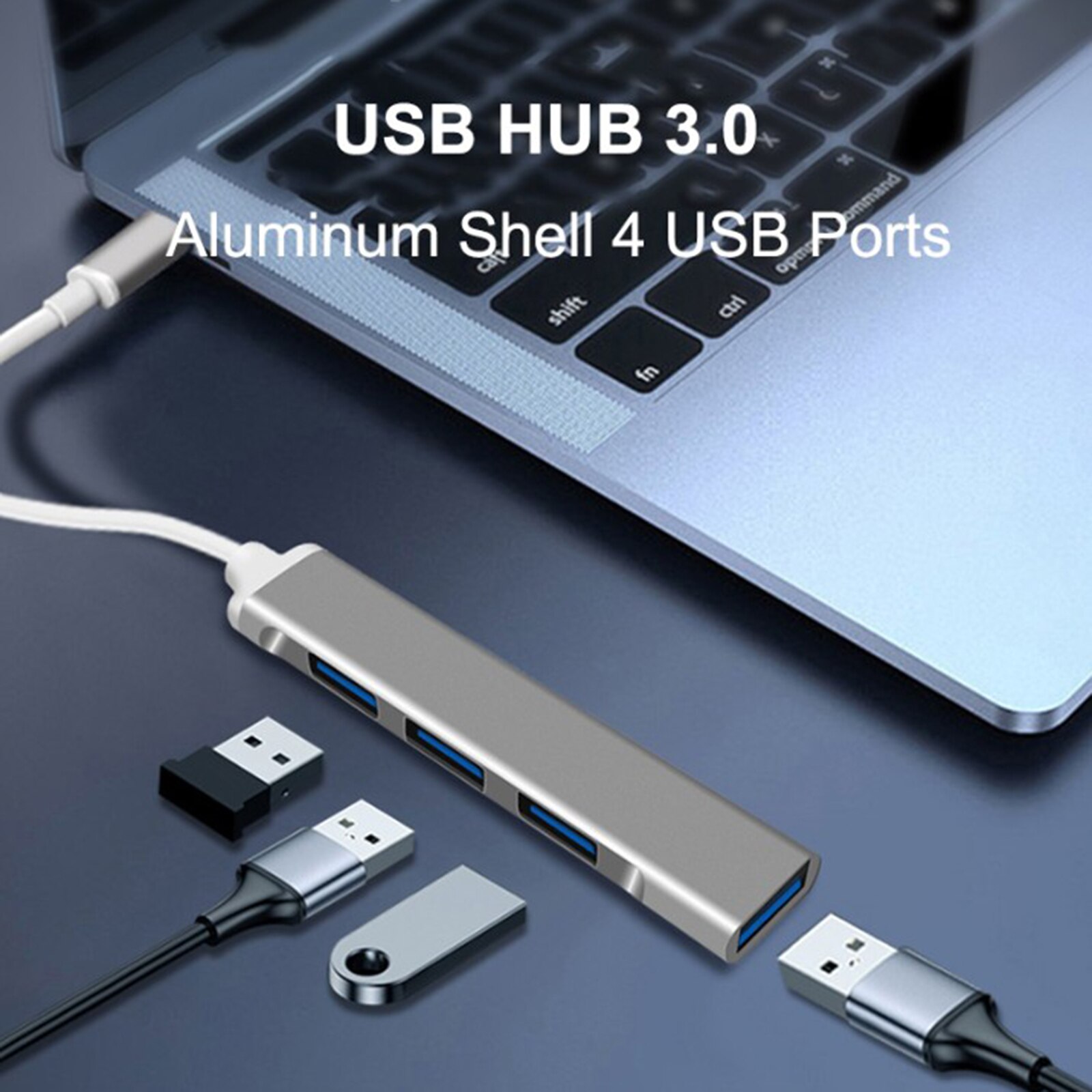 Usb Hub Splitter Usb 3.0 Usb 2.0 4 In 1 Hub Dock S... – Vicedeal