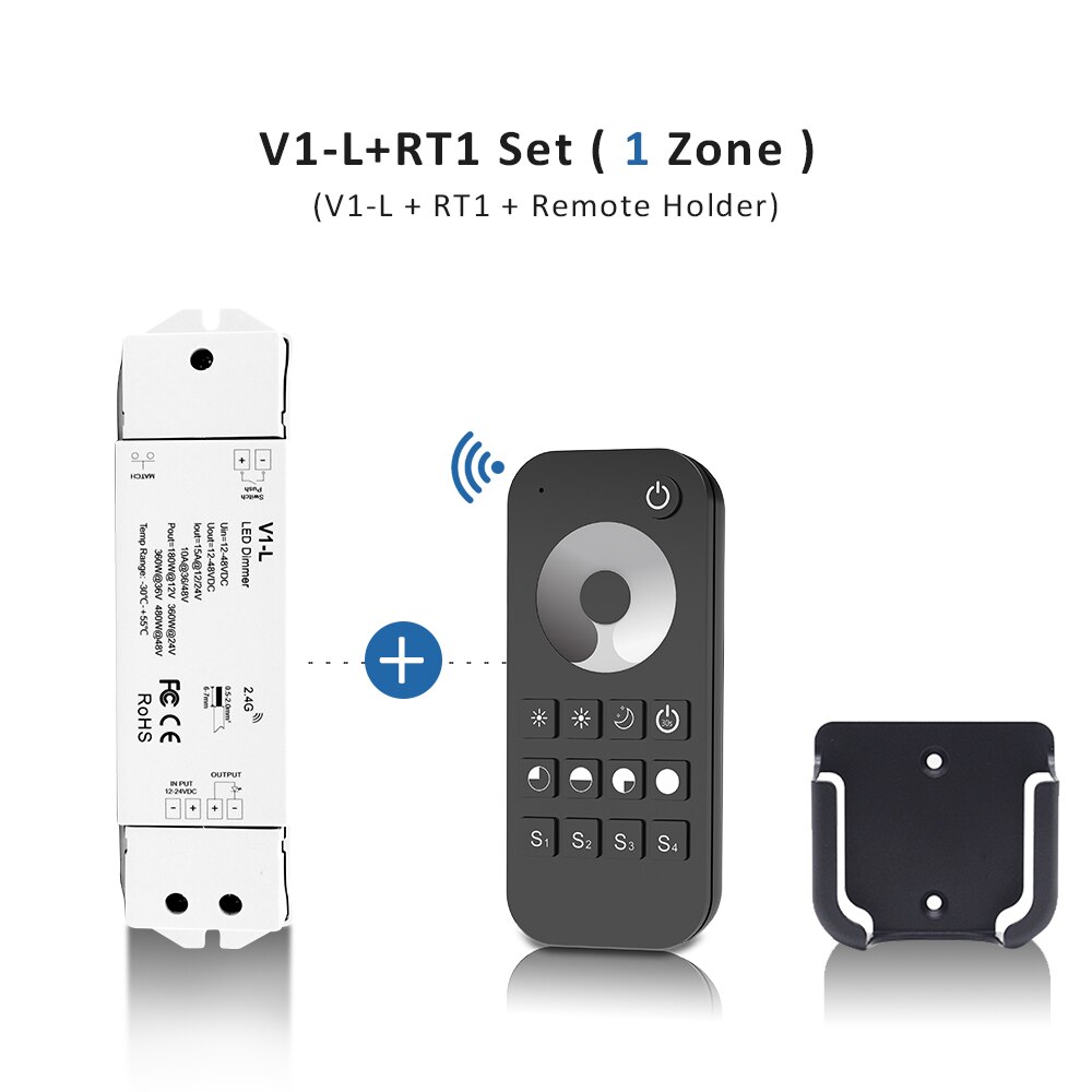 Mjjcled 12V Led Dimmer 24V Dc 15A Push Dim Schakel... – Grandado