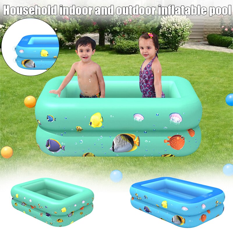 Toys Domestic Rectangular Family Pool 120*90*35cm ... – Vicedeal
