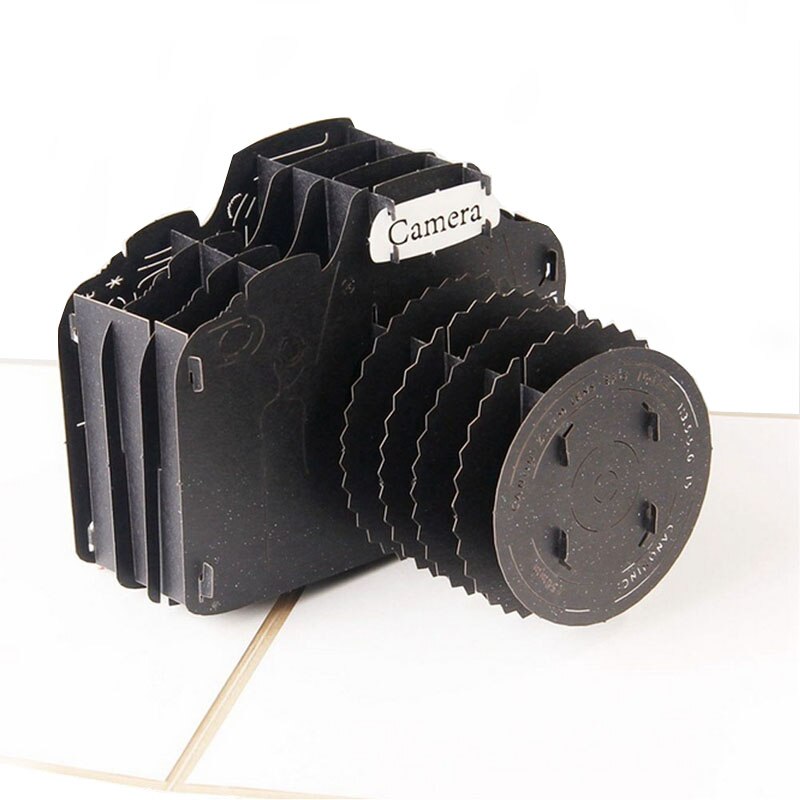 3D Pop Up Greeting Card Cameras Happy Birthday Val... – Grandado