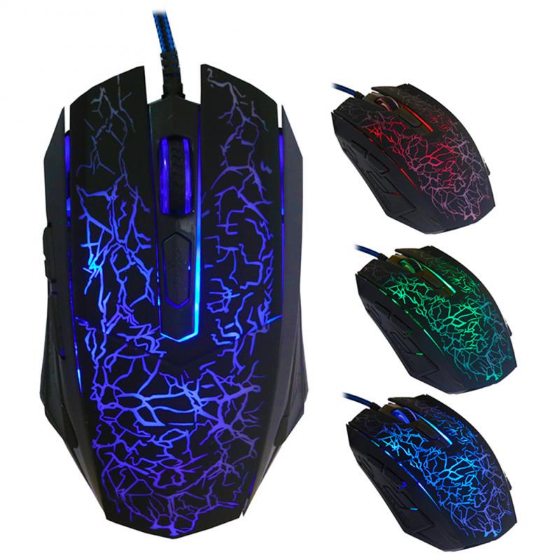 4000PI LED Optical USB Wired Gaming Mouse 6 Button... – Vicedeal