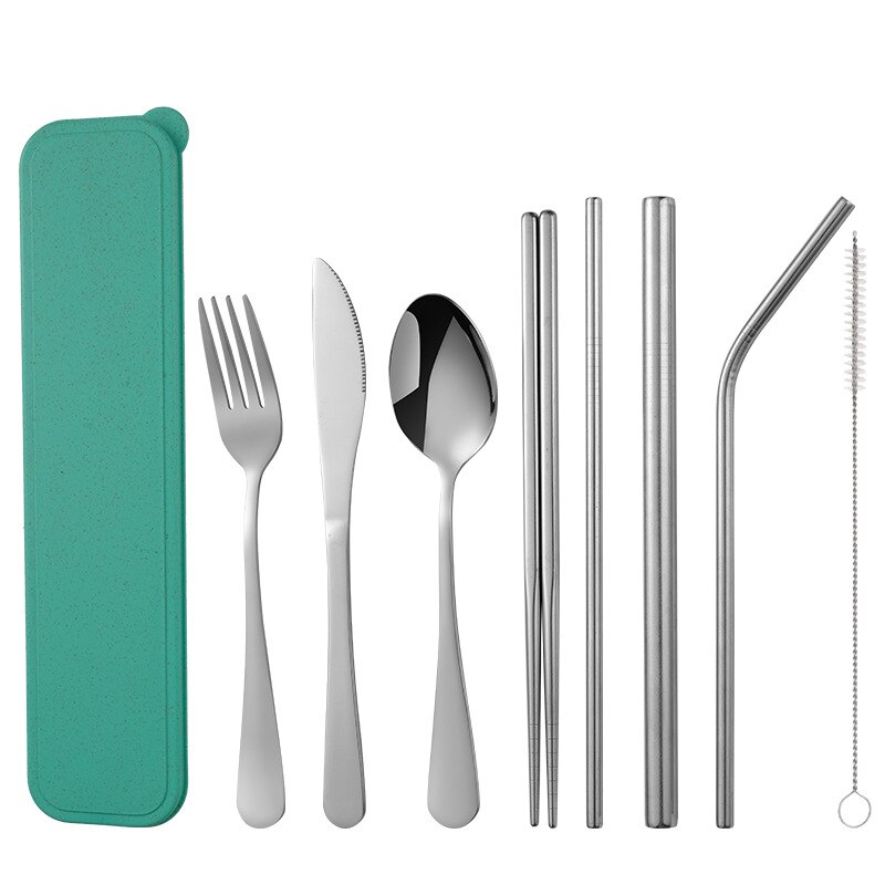Portable Cutlery Set 8 Pieces Cutlery Box Knife Fo... – Grandado