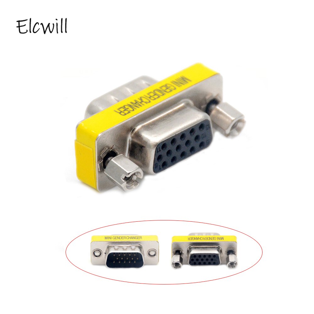 D-Sub DB15 VGA Mini Gender Changer Adapter 15 Pin ... – Grandado