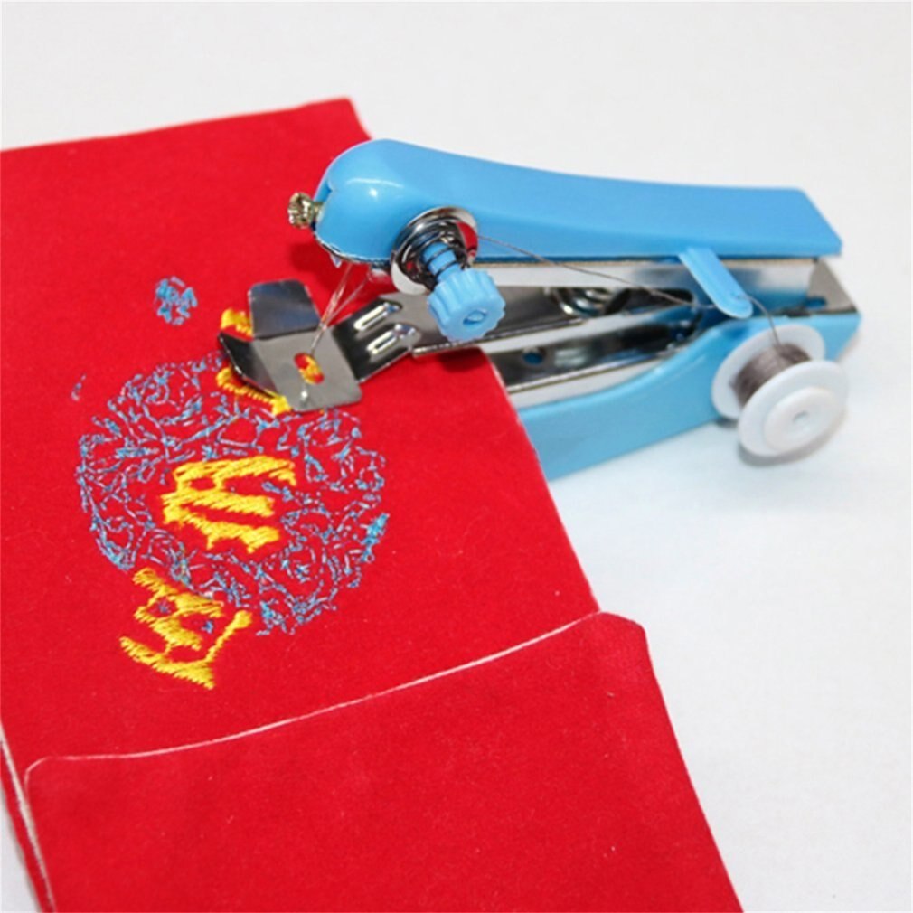 1Pc Red Mini Sewing Machines Needlework Cordless H... – Grandado