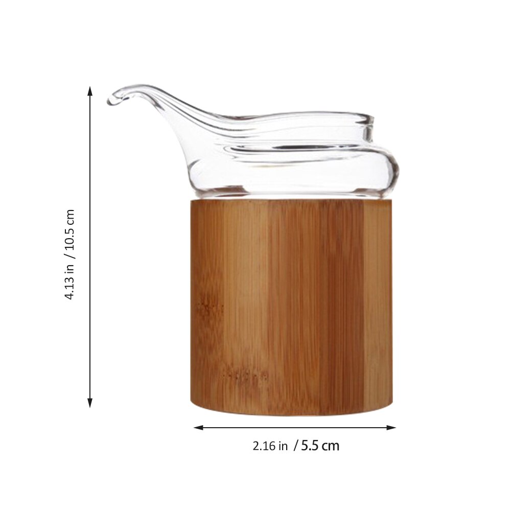 Bamboo Cover Teapot Bamboo Tube Tea Divider Tea Di... – Grandado
