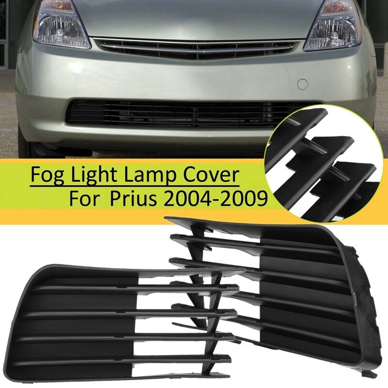 2Pcs Front Bumper Fog Light Lamps Cover Grille Bez... – Grandado