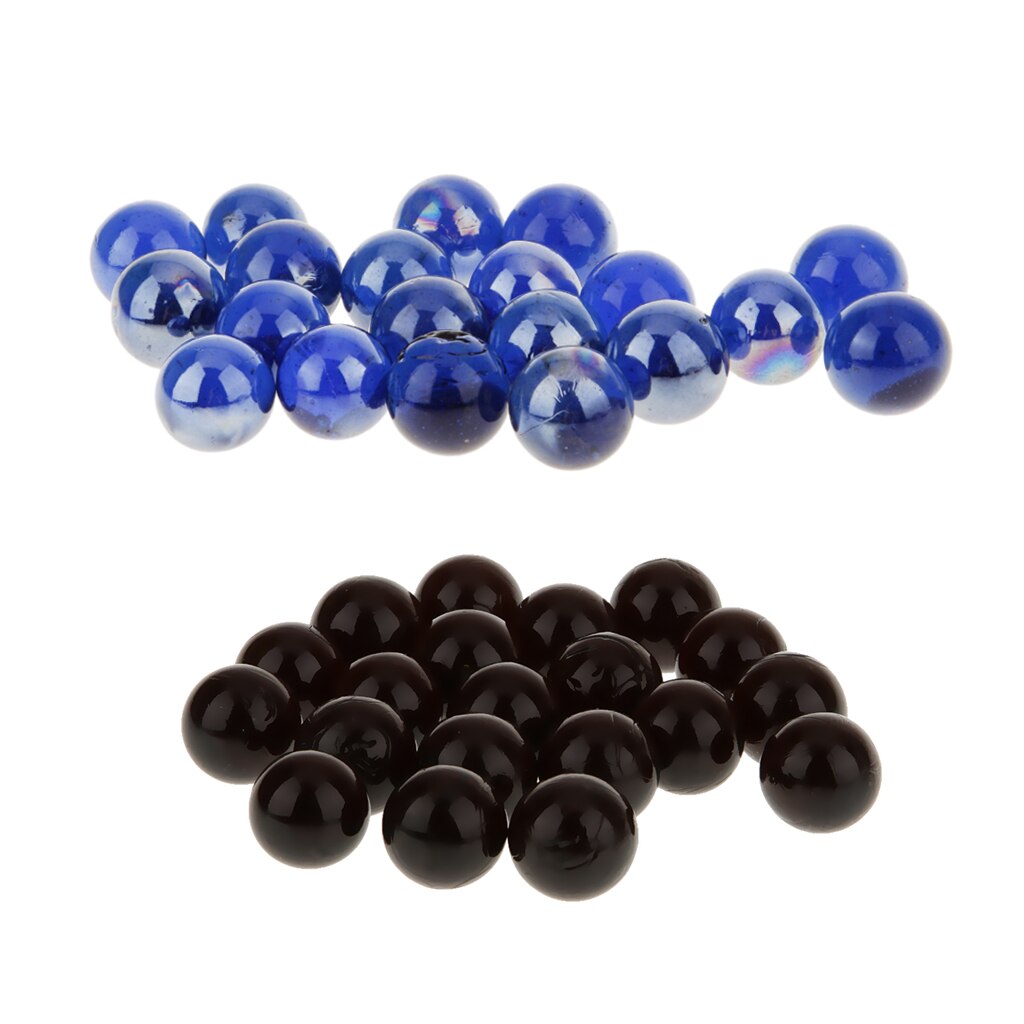 40x Round 16mm Glass Marbles Toys for Party Classi... – Grandado