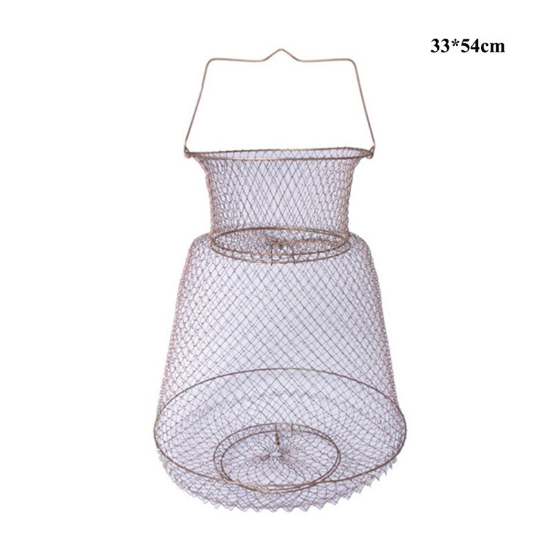 Foldable Iron Mesh Fishing Nets Fish Pot Small Fis... – Vicedeal