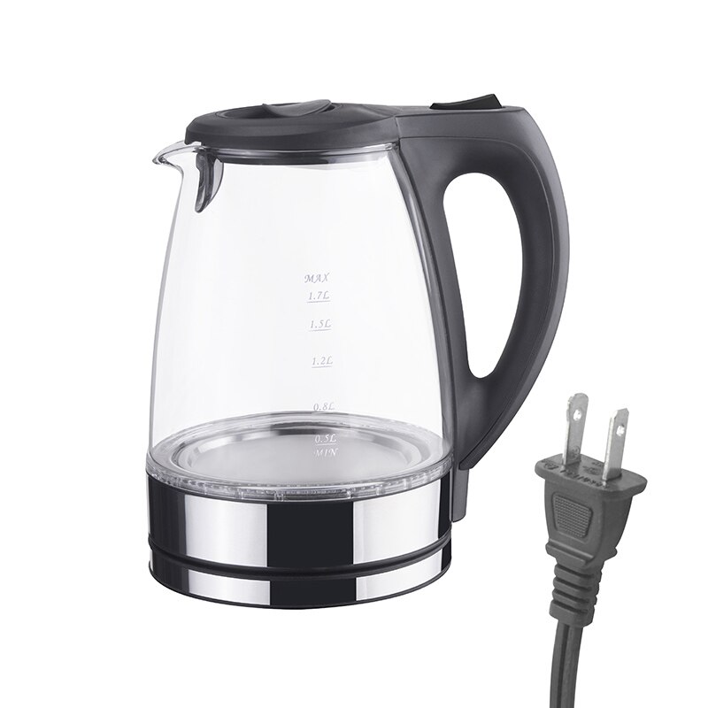 1.7L Black LED Light Digital Glass Kettle 1850-220... – Grandado