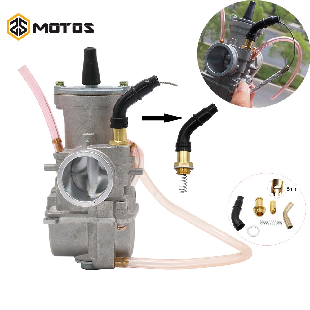 ZS MOTOS Carburetor PE24 28 30 32-40 Throttle Valv... – Grandado