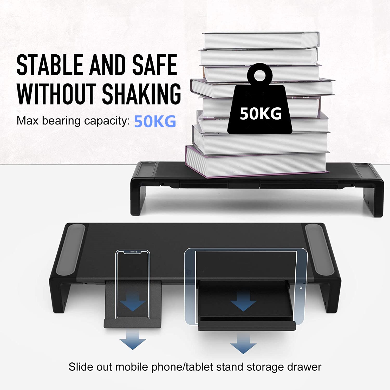 Monitor Stand Riser Foldable Computer Monitor Rise... – Grandado