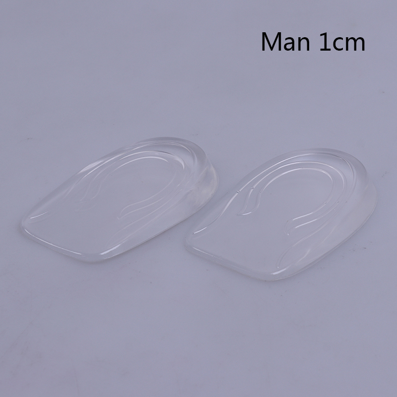 1 Pair Height Lift Men Women Shoes Insole Silicone... – Grandado