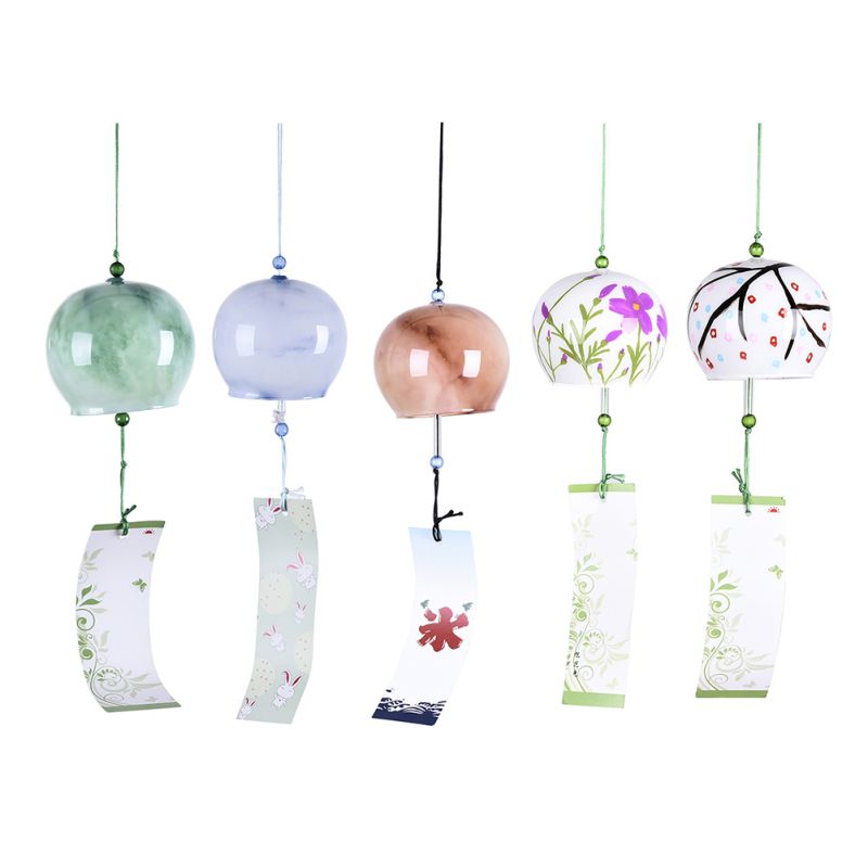 Japanese Style Hanging Wind Chimes Handmade Clear ... – Grandado