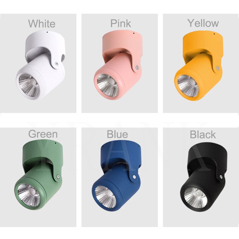 LED Spotlight Surface Mounted 10W COB Colorfull LE... – Vicedeal