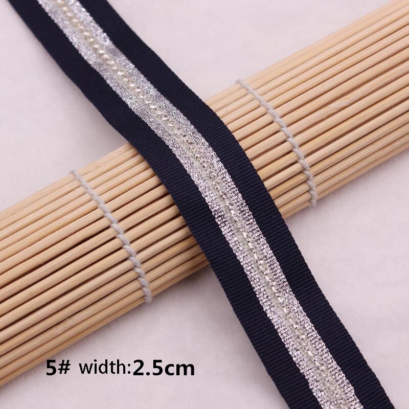 Meetee 4Meters 19-25mm Rhinestone Chain Webbing La... – Grandado