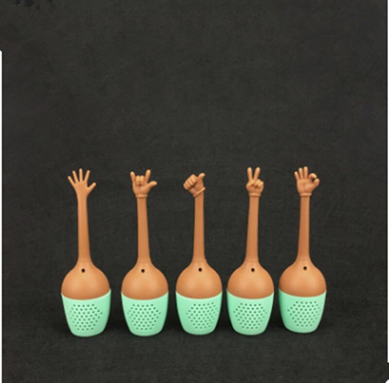 Grappig Hand Gebaren Thee-ei Zwarte Thee Zeef Fda ... – Vicedeal