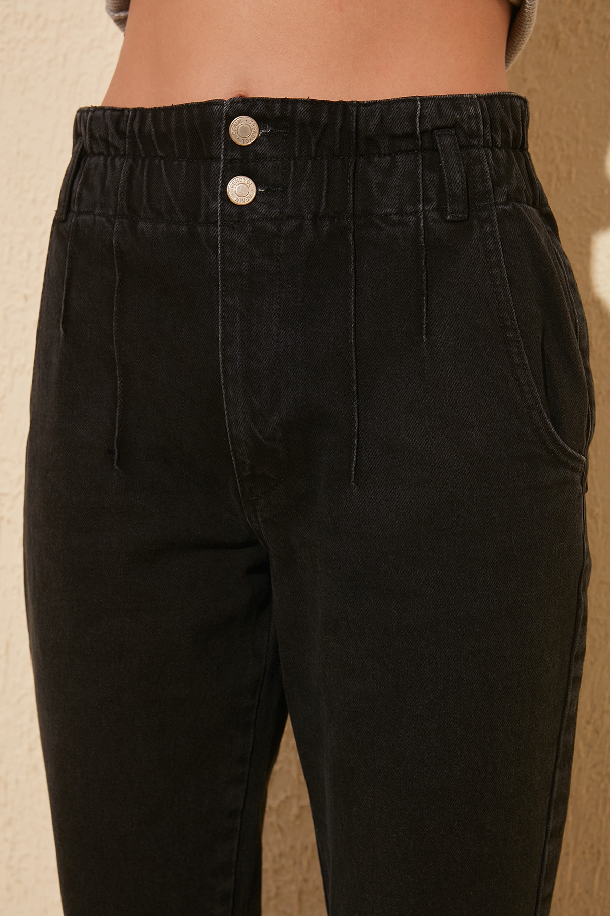 Trendyol Beli Wheel High Bel Mom Jeans TWOSS20JE00... – Grandado